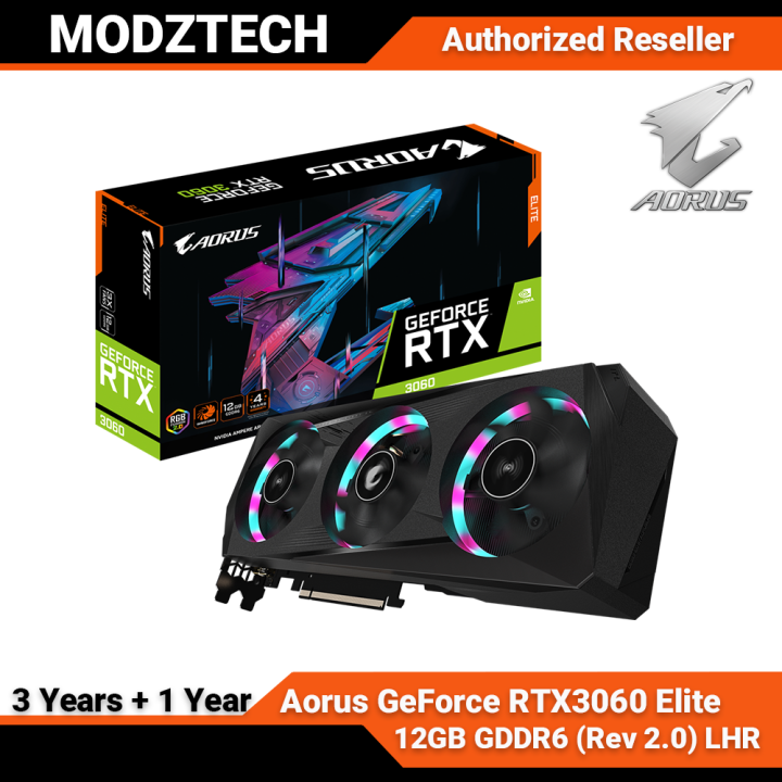 Super Discount Gigabyte Aorus GeForce RTX3060/ RTX 3060 Elite 12GB ...
