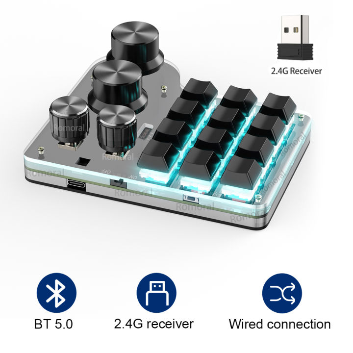 Programming Custom Macro Keyboard Hotswap Macropad RGB BT Mechanical ...