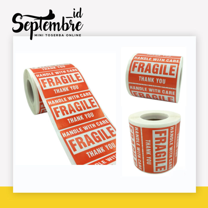 Label Stiker Fragile Sticker Fragile Stiker Jangan Dibanting Sticker ...