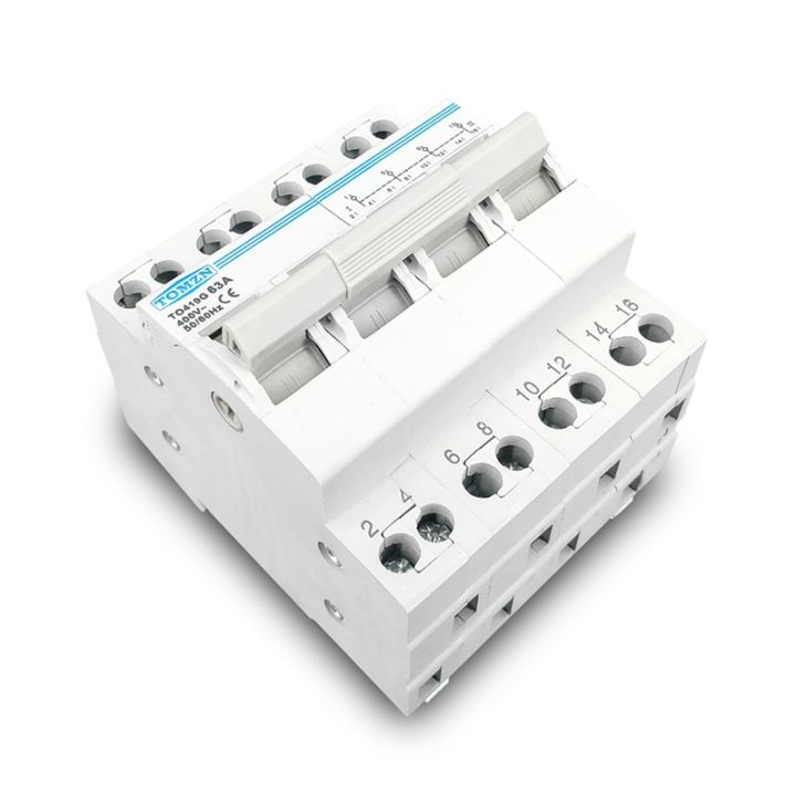 (CPOV) 4P 63A 3 Phase Dual Power Manual Transfer Isolating Switch ...