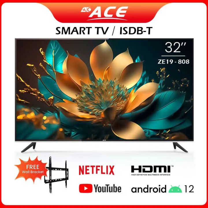 Ace 32 UHD Smart Google TV ZE19 (Android 12, Netflix, Youtube ...