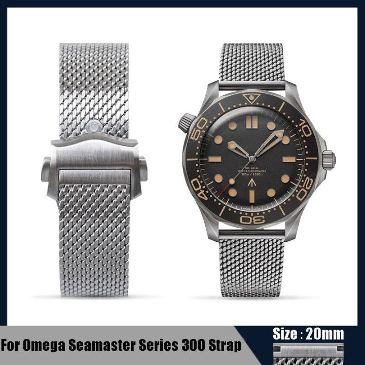 Watch Bracelet For Omega Seamaster Series 300 M Diving Watch Strap 007 ...
