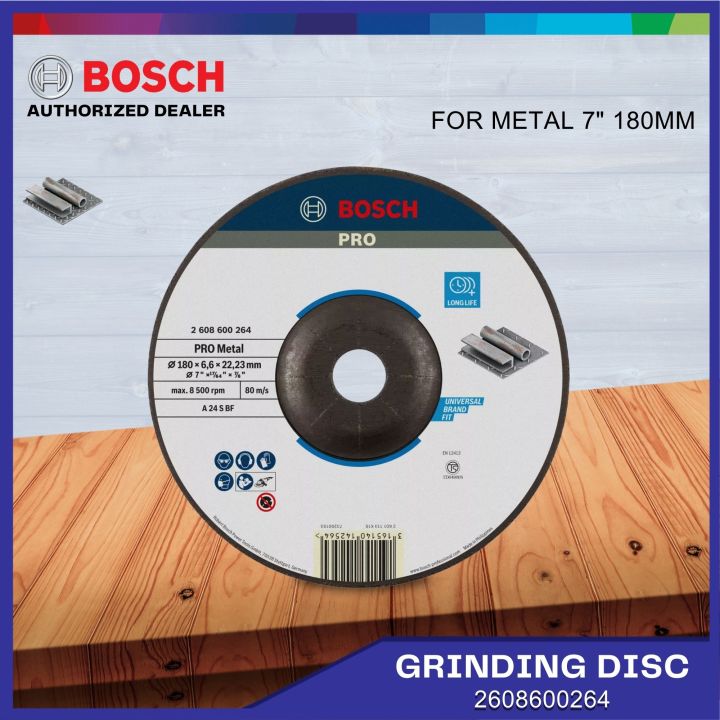 Bosch Grinding Disc 7" 180mm Expert for Metal used in Large Angle ...