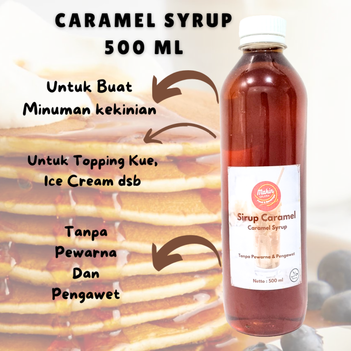 Sirup Caramel 500 ml Caramel Syrup For Coffe, Tea And Cake Sirup ...