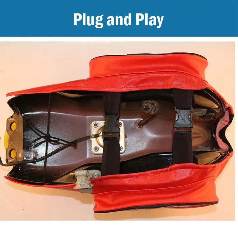 Fuel Tank Bag GN125 Motorcycle Tank Bag - Red Fuel Tank Holster For ...