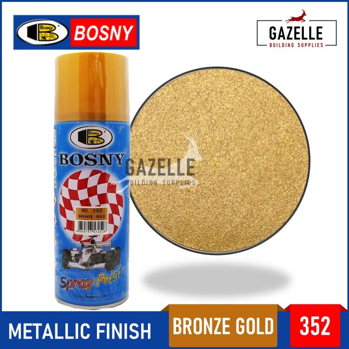 Bosny Metallic Spray Paint - 352 Bronze Gold | Lazada PH