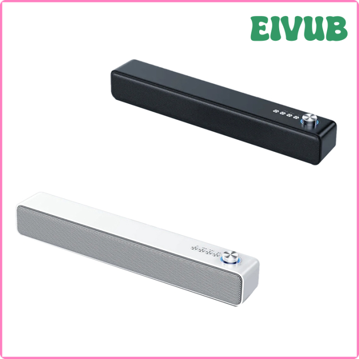 EIVUB FULL-Portable Sound Bar Computer Speakers AUX Wired Wireless ...