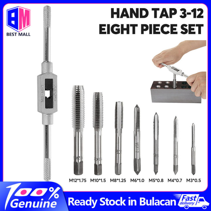 [🇵🇭 Stock&COD] Original Hand Top Screw Threader Drill Bits 8pcs Hand ...