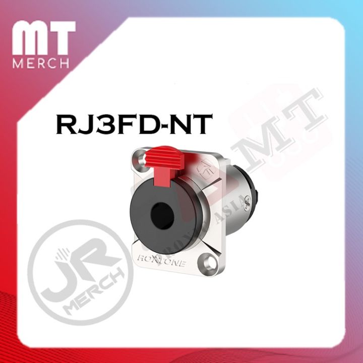 Roxtone (RJ3FD-NT) Chassis 6.33mm PL55 Jack Female Socket (Black or ...