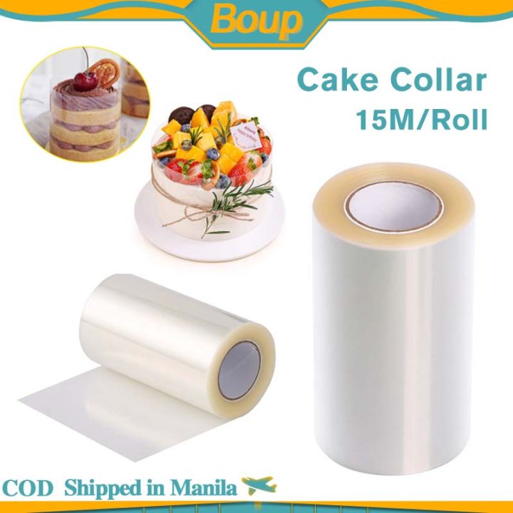 Cake Collar Acetate 6 Inch Transparent Cake Surround Film Baking ...