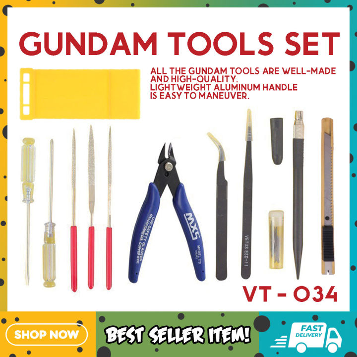 Gundam Tools Set Model 034 Kit Brand New / Tawiyv CNAT Tools Basic ...