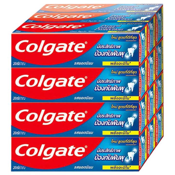 คอลเกต แคลเซียมยอดนิยม 20/25 ก. x 12 // Popular calcium Colgate 20/25G ...