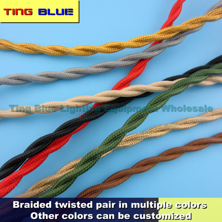 (5m) 2*0.75mm(18AWG) color hanging wire Lighting fixture chandelier ...