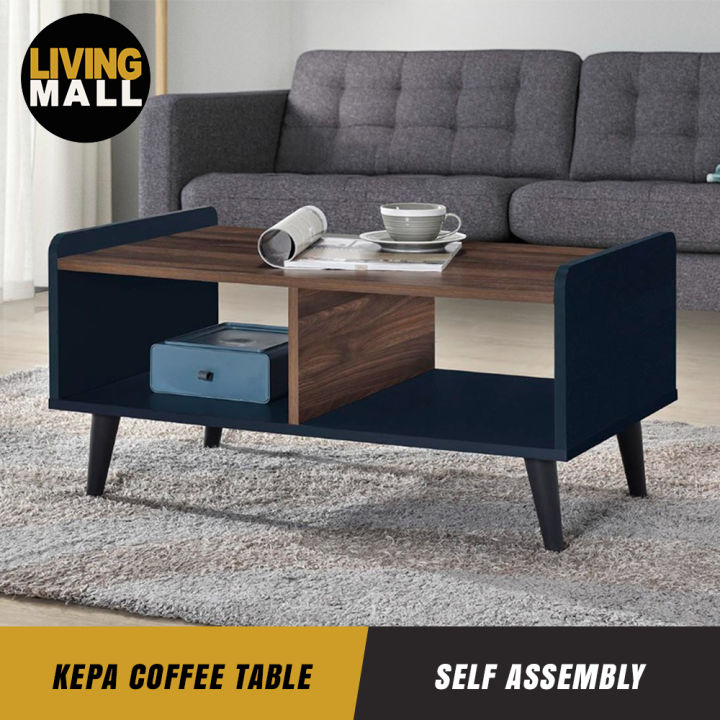 Living Mall Kepa Series Coffee Table In 11 Designs. Self Assembly ...