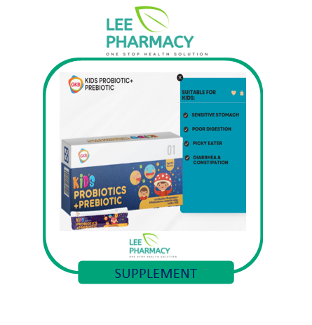 GKB KIDS PROBIOTIC+PREBIOTIC 30's [FOR DIGESTION] [BERRIES FLAVOUR ...