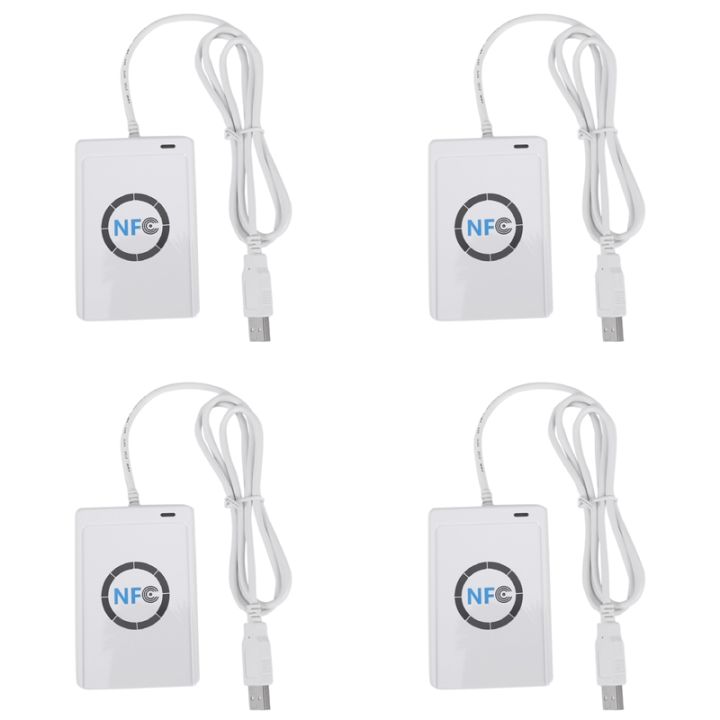 【Ntcpefy】4X USB NFC Card Reader Writer ACR122U-A9 China Contactless ...