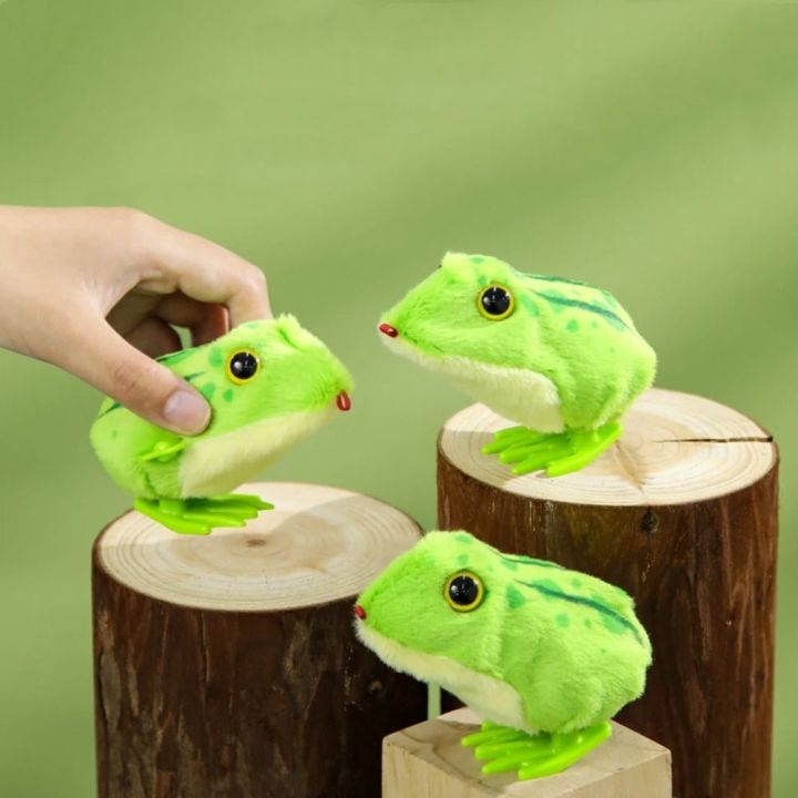 FRTH กบกระโดด ของเล่นกลไกกบจำลอง การออกแบบการ์ตูน กบจำลองจำลอง กบกระโดด ...