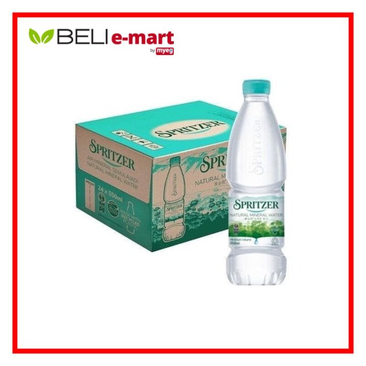 Spritzer Mineral Water (550ml x 24/1 Carton) | Lazada