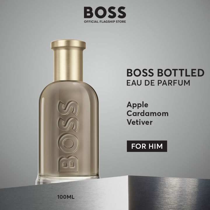 BOSS Bottled Eau de Parfum for Men 100ml - Apple, Cardamom, Vetiver ...