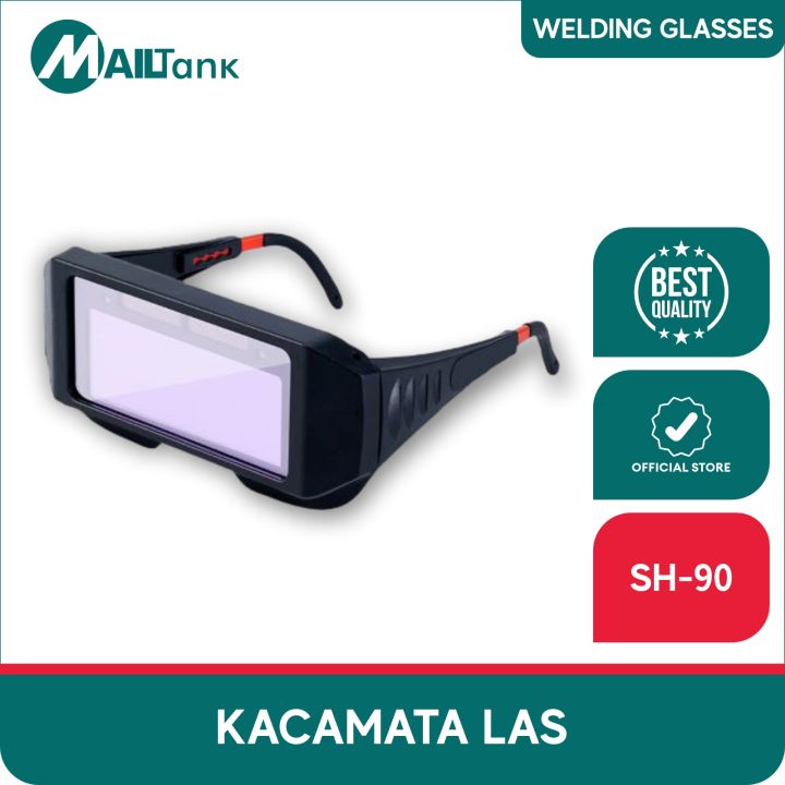 MailTank SH90 Kacamata Las Auto Welding Glasses Melindungi Mata Dari ...
