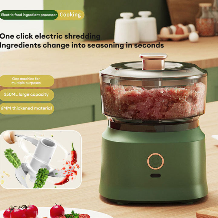 Electric Meat Grinder Wireless Multifunctional Food Processor Multi ...