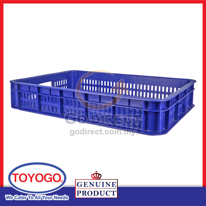 1 X TOYOGO 21L Industrial Storage Basket (4902) Heavy Duty Plastic ...
