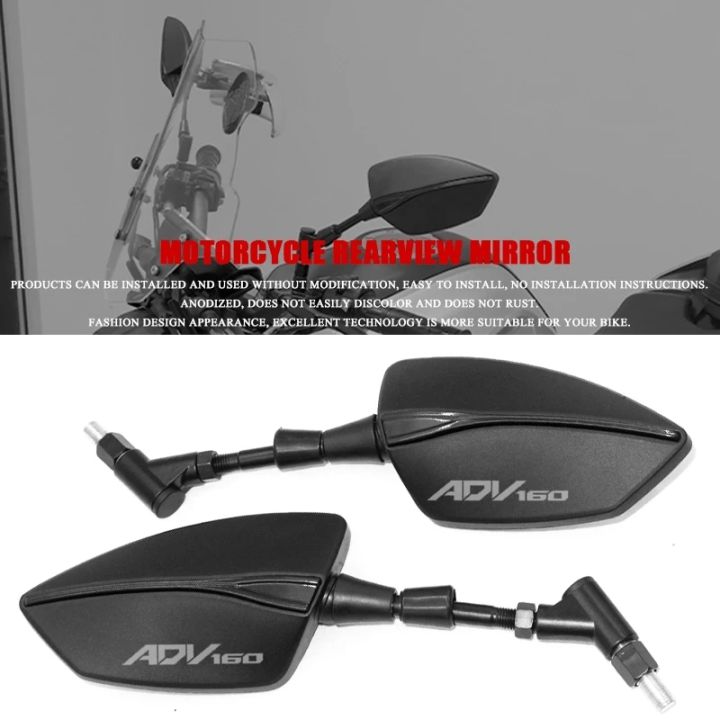 For Honda ADV 160 ADV160 2022-Present Motorcycle Rearview Mirror CNC ...