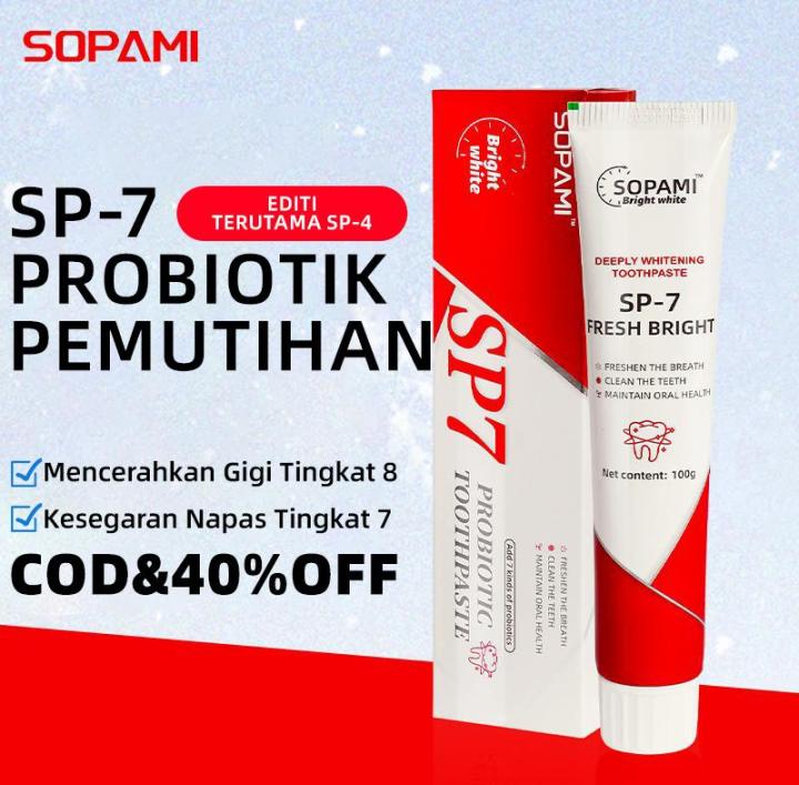 Pasta Gigi Probiotik SOPAMI SP-7 untuk Kesehatan Mulut dan Gusi ...