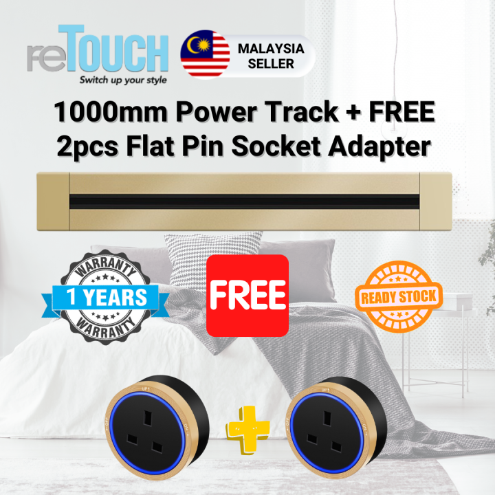 Retouch Power Track Retouch 1000mm + Adapter Plugs Socket Ambient Light ...