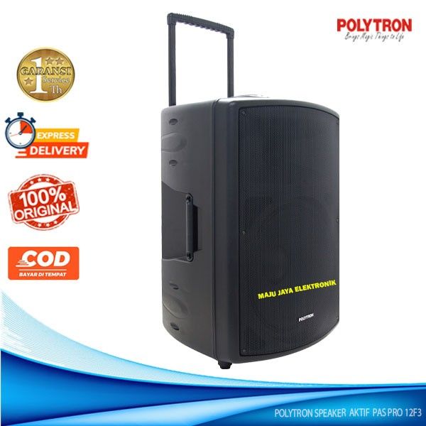 Speaker POLYTRON PAS PRO12F3 Bluetooth USB Super Bass Speaker Meeting ...
