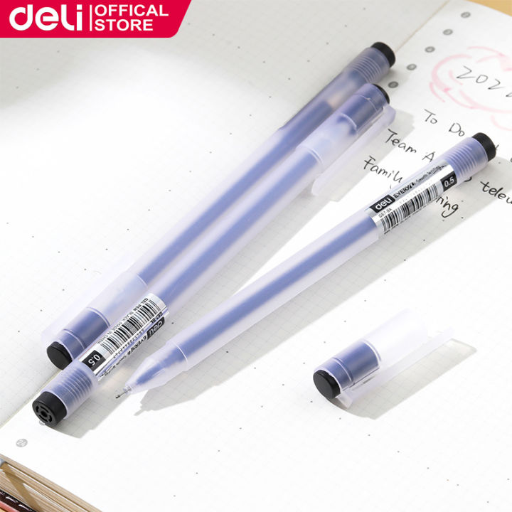 Deli Quick-Drying Gel Pen 0.5mm Neutral Pen 3 Colors Needle Tube ...