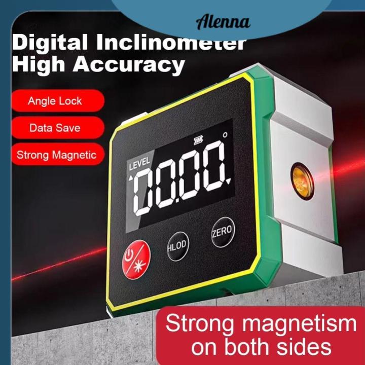 ALENNA ic Inclinometer Rechargeable Multifunctional Digital ...