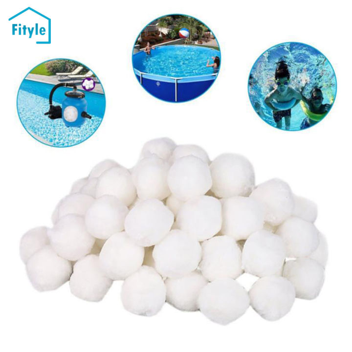 Fityle White Pool Filter Balls Eco-Friendly Filter Media Alternative to ...