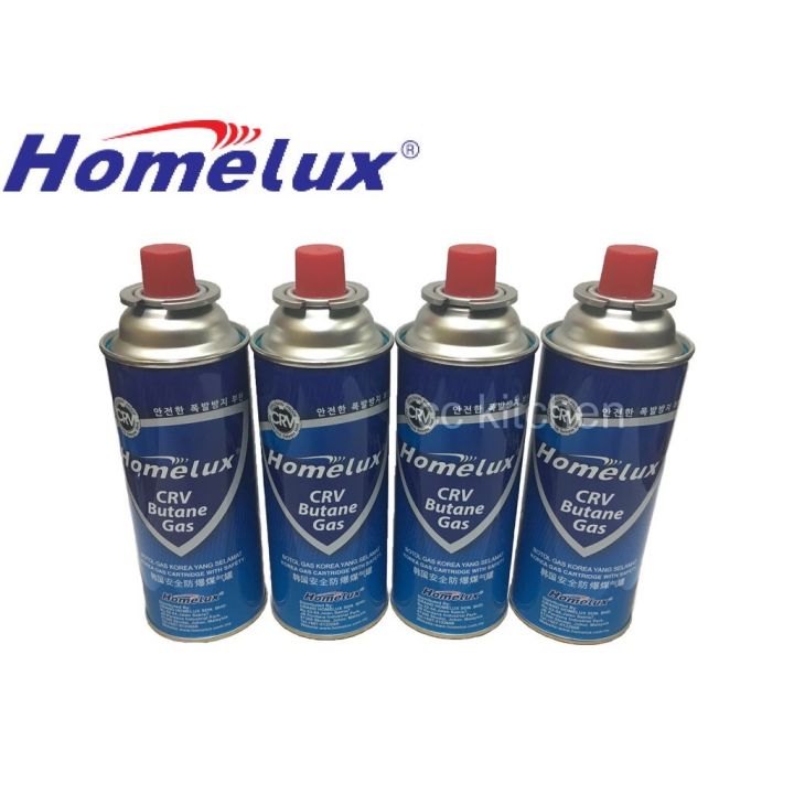 HOMELUX BUTANE TIN GAS CARTRIDGE 230g /GAS STEAMBOAT/ GAS BOTTLE | Lazada