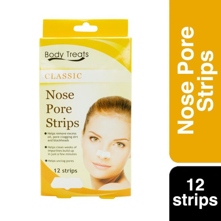 BODY TREATS Classic Nose Pore Strips 12strips | Lazada PH