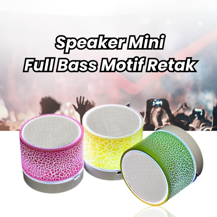 Original - Speaker Mini Retak Glow LIGHT RGB FULL COLOUR Speaker ...