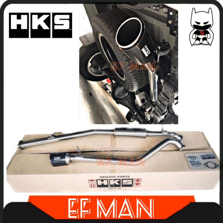 HKS LEGAMAX MUFFLER CARBON FIBER EXHAUST SYSTEM TOYOTA HILUX VIGO REVO ...