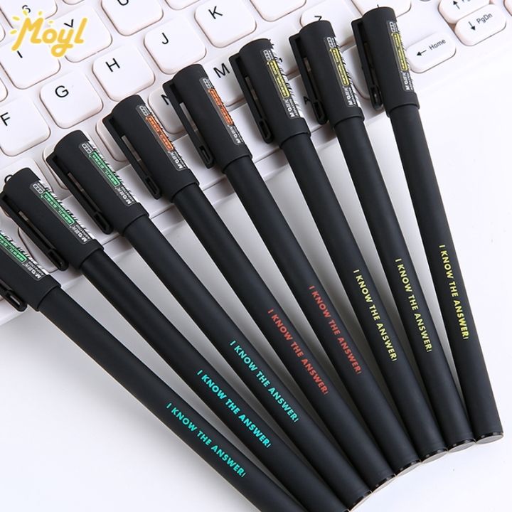 M&G（A1709）Student Test Special Gel Pen 0.5mm Black Ink Refill Business ...