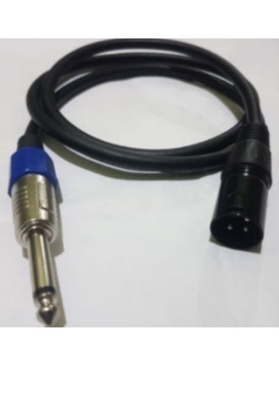XLR male to PL-55 mono cable 1 meter | Lazada PH