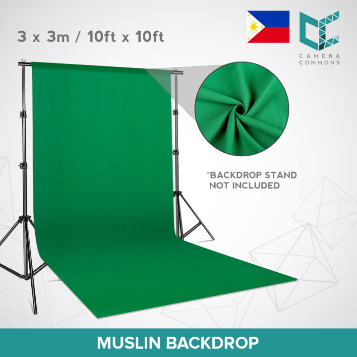 Muslin Green Cloth for Photography Background Backdrop Smooth Cotton ...
