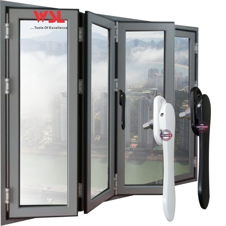 T28 Collapsible Door Handle Solid Aluminium #Folding Door Lock Handle ...