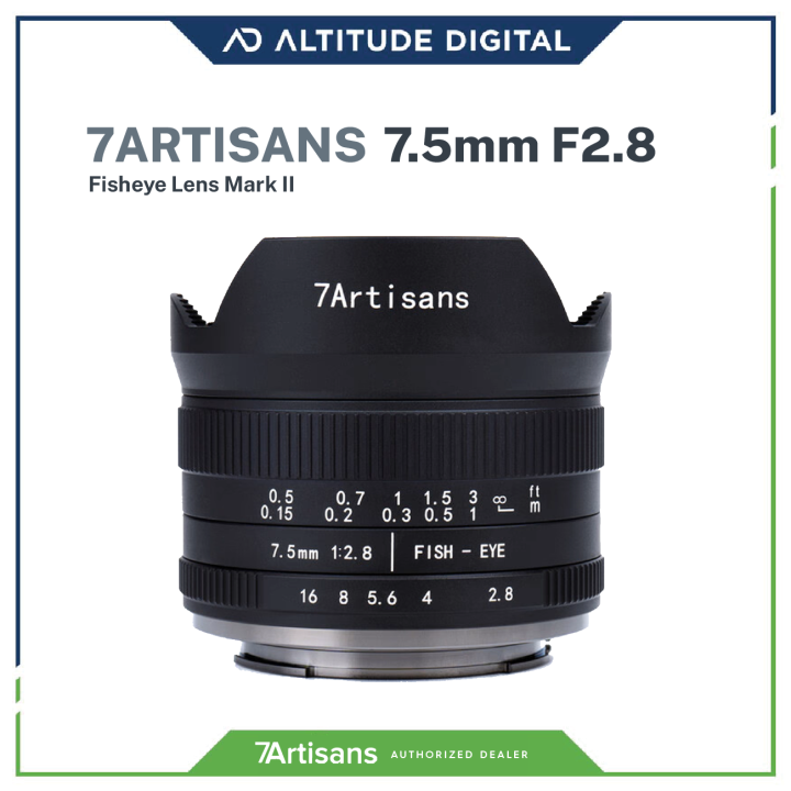 7Artisans 7.5mm F2.8 APS-C Fisheye Fixed Lens Mark II | Lazada PH