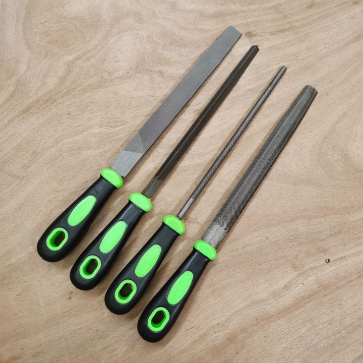 8 inchers steel file (round, triangle, halfround, flat) | Lazada PH