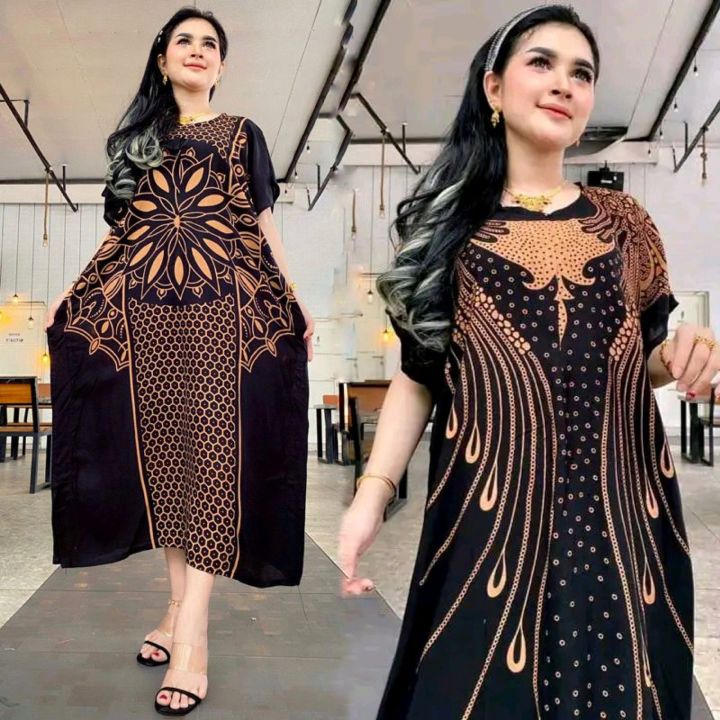 Daster Jumbo Lowo XXL Motif Sarwon Terbaru Daster Kekinian 2025 Daster ...