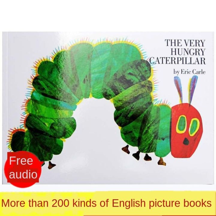 English Picture Book The Very Hungry Caterpillar English Enlightenment ...