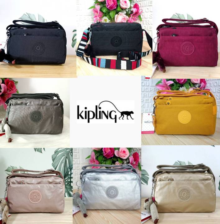กระเป๋าสะพายข้างขนาดกะทัดรัด KIPLING Mini Crossbodybag ผลิตจากวัสดุ Nylon + ซับใน Polyester100 ...