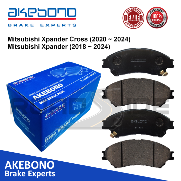 Akebono Front Brake Pads for Mitsubishi Xpander (2018 - 2024) and ...