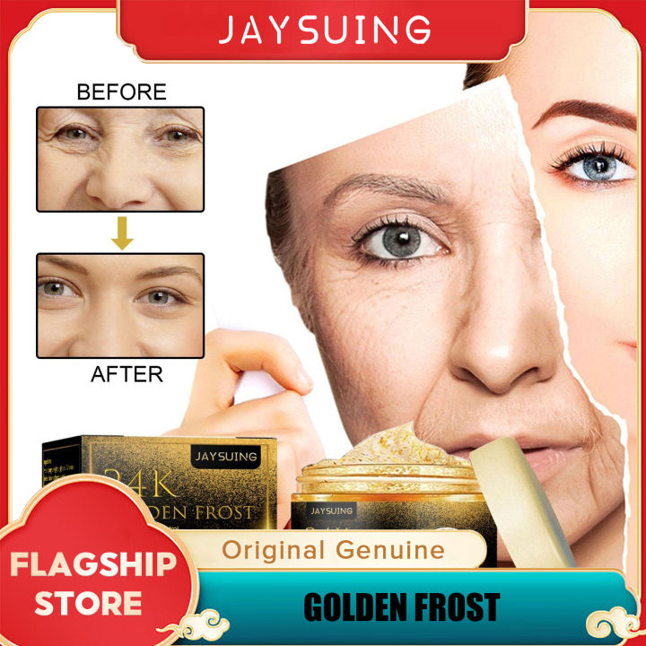 Jaysuing 24k Gold Serum Cream Sleeping Mask Collagen Anti-Wrinkle Face ...