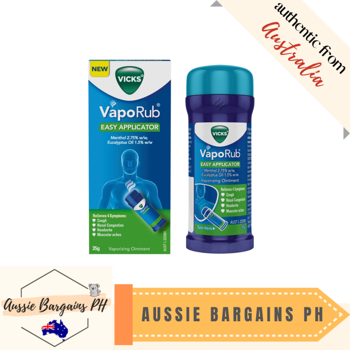 Vicks VapoRub Easy Applicator 35g [EXP DATE: 10/2025] | Lazada PH
