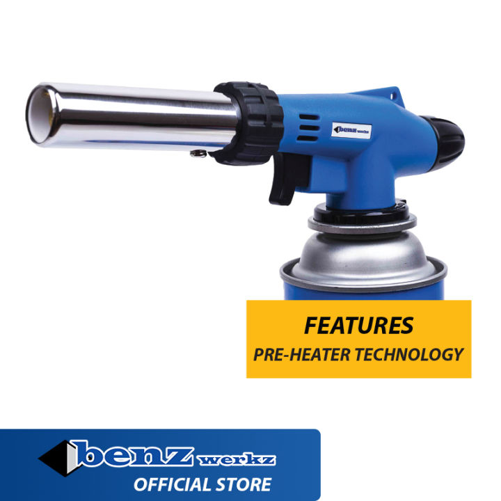 Benz Werkz flame gun fire torch - Kepala gas ptomatis portable ...